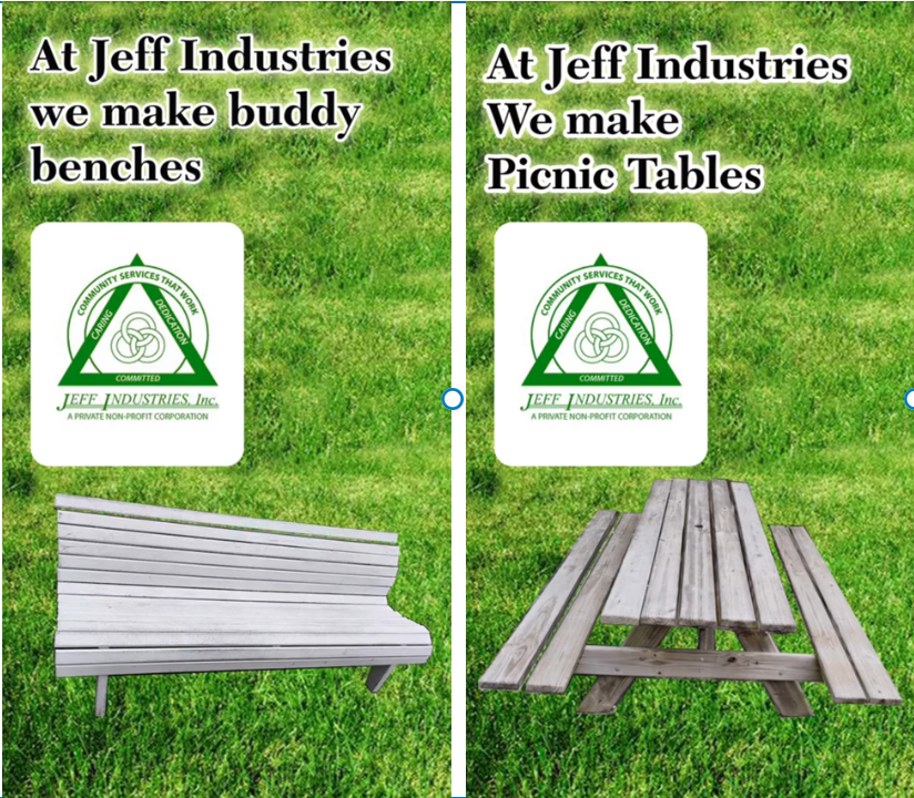 buddy benches and tables – Jeff Industries